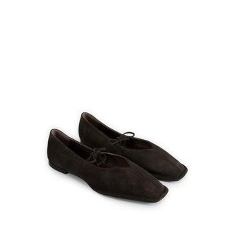 Alohas Ballerines en cuir su&eacute;d&eacute;