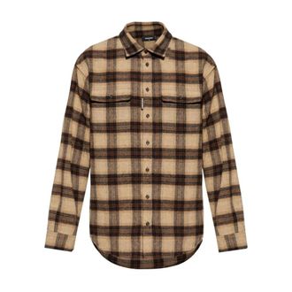 Dsquared2 Kariertes Langarmhemd - - Shirts - Herren - Braun - M