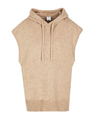 8 by YOOX BRUSHED KNIT OVERSIZED HOODIE VEST