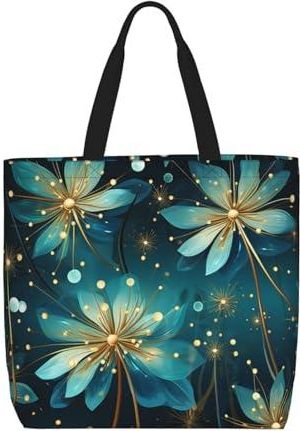 Generic Fleurs De R&ecirc;ve Sac Fourre Tout Grand Tote Bag Pliable Sac A Main Femme Pour Shopping Voyage Gym