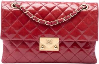 Chanel Sac bandouli&egrave;re vintage doccasion - Femme - Pre-owned - Rouge - Taille: ONE Size