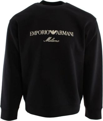 Armani Homme, Sweatshirts et sweats &agrave; capuche, Bleu, Taille: L ASV Double-jersey SweaT-shirt