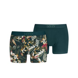 Levi's Boxer LEVIS, Herren, Gr. M, gr&uuml;n (gr&uuml;n combo), Obermaterial: 95% Baumwolle, 5% Elasthan, Unterhosen