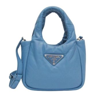 Prada Pre-owned Padded 1Ba359 - Femme - Pre-owned - Bleu - Taille: ONE Size