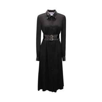Moschino Femme, Robes, Noir, Taille: 40 FR E J0464 Shirt Dress