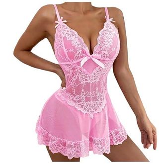 Generic QJDFLL Lingerie Effet Mouille Femmes Nouvelle Collection Bordure Commerce ext&eacute;rieur Grande Taille Maille Dentelle sous v&ecirc;tements Sexy s&eacute;duisants Habit