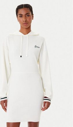 Guess Strickkleid V5BK01 Z1152 Écru Regular Fit