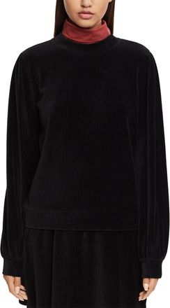 Esprit Damen 102CC1J302 Sweatshirt, 001/BLACK, XL