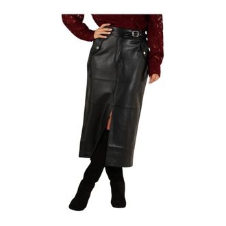 Aaiko Eleganter schwarzer Midirock - - Skirts - Damen - Schwarzk - XS