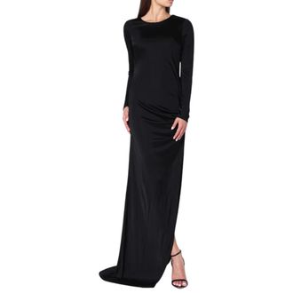 Giuseppe Di Morabito Langes Kleid mit Broschendetail - - Dresses - Damen - Schwarzk - S
