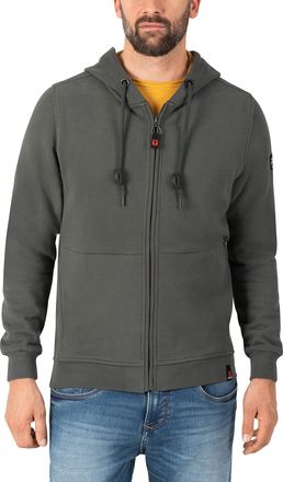 Timezone Herren Cosy Hoodie Jacket Kapuzenpullover, Raven Black, XXL