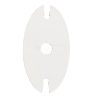 NUOBESTY Weinglashalter H&auml;ngeregal Ovaler Kelchst&auml;nder Wei&szlig; Platzsparend f&uuml;r K&uuml;che B&uuml;ro und Bar