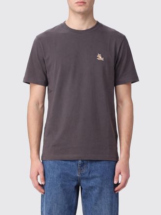Maison Kitsun&eacute; T-shirt en coton biologique avec logo Chillax Fox brod&eacute;