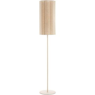 Light & Living Light&living - lampadaire - Fringe - beige - m&eacute;tal textile