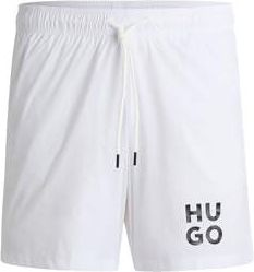 HUGO BOSS Hommes PAOL Short de Bain enti&egrave;rement doubl&eacute; avec Logo revisit&eacute;