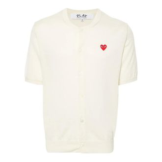 Comme Des Gar&ccedil;ons Herren, Strickwaren, Wei&szlig;, SGr&ouml;&szlig;e