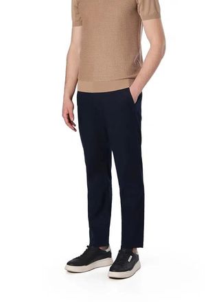 Boss Orange by Hugo Boss BOSS Orange Herren Hosen blau Leinen