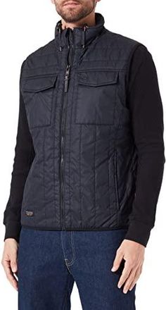 Camel Active 460370/1O65 Gilet, Night Blue, 48 Homme