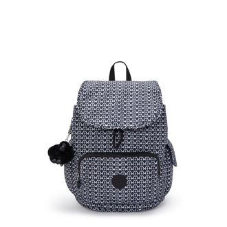 Kipling CITY PACK S Kleiner Rucksack, Signature Print (Multicolor)