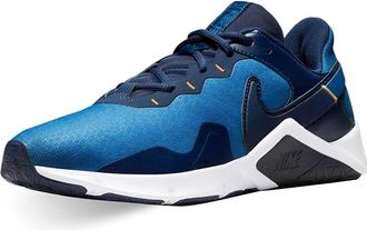 Nike Herren Legend Essential 2 Walking-Schuh, Dk Marina Blue/Midnight Navy-O, 45 EU