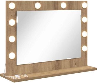 vidaXL Vidaxl - Kosmetikspiegel mit Spiegel Artisan Eiche 60 x 45 x 18 cm