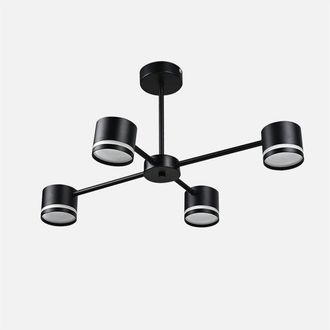 Fabrilamp Lampe Nettle 4xGX53 noire 36W 3200lm avec ampoules 30x65x43 cm