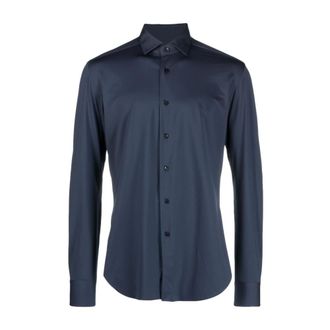 Xacus Homme, Chemises, Bleu, Taille: XL Active Shirt