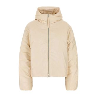 Jil Sander High Neck Puffer Daunenjacke - - Jackets - Damen - Beige - S