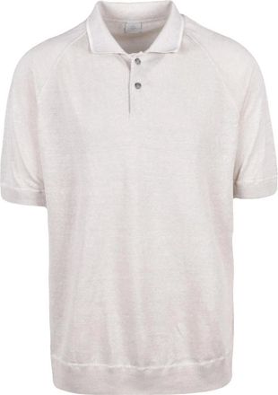 Eleventy Homme, Tops, Beige, Taille: XL Polo Garzata