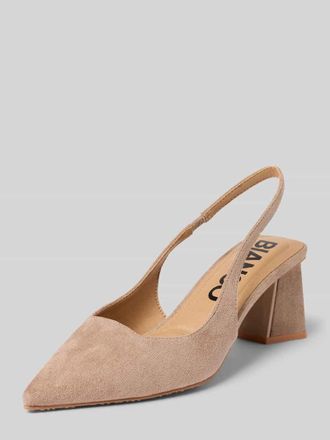 Bianco Pumps mit Blockabsatz