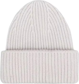 Yves Salomon unisex, Accessoires, Blanc, Taille: ONE Size Bonnet en maille cachemire et laine