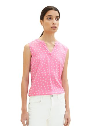 Tom Tailor Damen 1037428 Bluse, 32706 - Pink Dandelion Design, 44