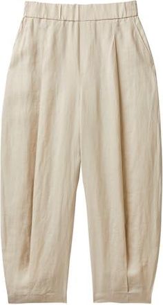 Benetton Pantalon 4agh55af4, Beige 152, XXS Femme