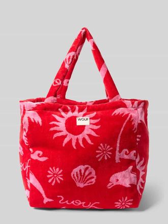 Wouf Tote Bag mit Label-Patch Modell Tulum
