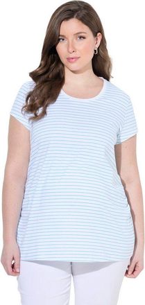 Ulla Popken T-Shirt T-Shirts 2er Pack Halbarm seitl. Raffung Schwangerschaft
