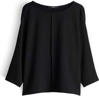 someday 3/4-Arm-Shirt KALOTTA Regular im Materialmix schmal zulaufend, dezente Struktur, flie&szlig;ender Fall