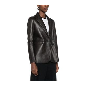 P.A.R.O.S.H. P.a.r.o.s.h. - Blazer Maciock - Femme - Vestes - Brun - Taille: 40 FR