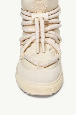Moncler Padded Quilted Boot - Beige