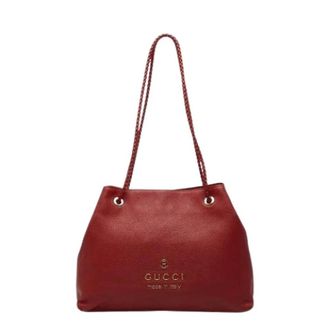 Gucci Sac bandouli&egrave;re cabas vintage doccasion - Femme - Pre-owned - Rouge - Taille: ONE Size