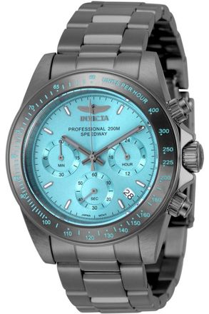 Invicta Speedway 50820 Herrenuhr - Quarzwerk - Edelstahl mit blauem Zifferblatt - 39 mm