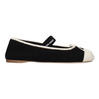 Miu Miu Ballerinas - - Shoes - Damen - Schwarzk - 37 1/2 EU