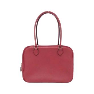 Herm&egrave;s Pre-owned Cuir sacs-main - Femme - Pre-owned - Rouge - Taille: ONE Size