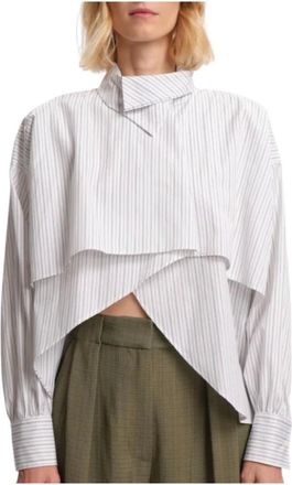 Margaux Lonnberg Margaux Lonnberg, Femme, Blouses et Chemises, Blanc, Taille: 36 FR Bird Chemise