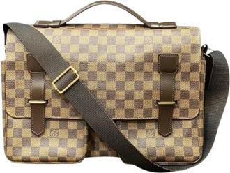 Louis Vuitton Sac bandouli&egrave;re Broadway Damier Pre-owned - Homme - Pre-owned - Brun - Taille: ONE Size