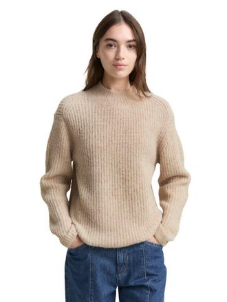 Tom Tailor Strickpullover mit Stehkragen