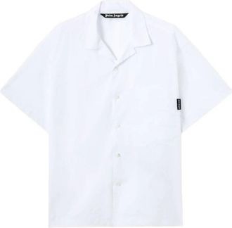 Palm Angels Homme, Chemises, Blanc, Taille: M Palm Angels T-shirts et Polos