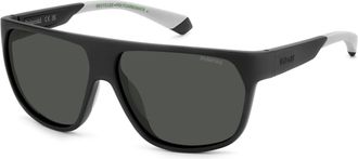 Polaroid Herren PLD 7053/S Sonnenbrille, Mattes Schwarz, 60/12/140