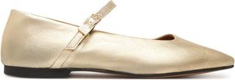 Tommy Hilfiger Ballerinas Hilfiger Gold Ballerinas FW0FW09320 Goldfarben