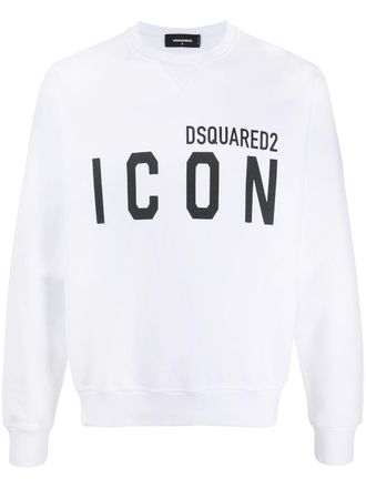 Dsquared2 sweat &agrave; imprim&eacute; Icon - Blanc