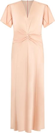 Victoria Beckham Femme, Robes, Rose, Taille: 36 FR Long Satin Dress